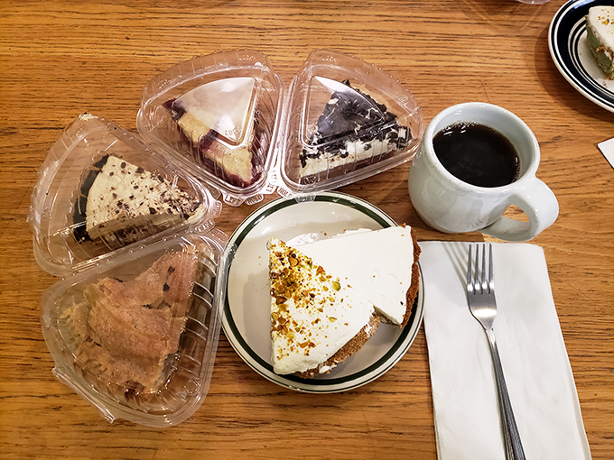 Pie indecision has never looked so beautiful. When faced with this many options, the only wrong choice is not ordering enough.