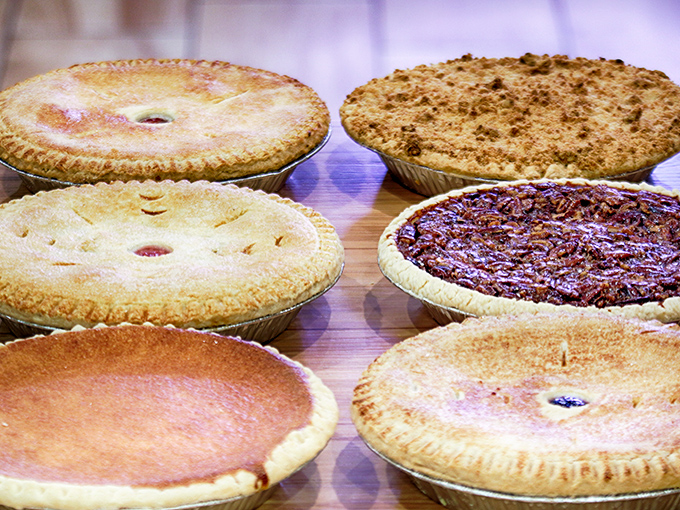 Pie paradise found! These golden-crusted beauties aren't just desserts; they're edible time machines to grandma's kitchen.