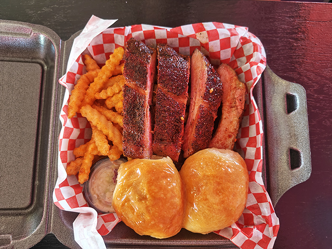 Those hot honey ribs glisten like they just won an award, which in your mouth, they absolutely will.