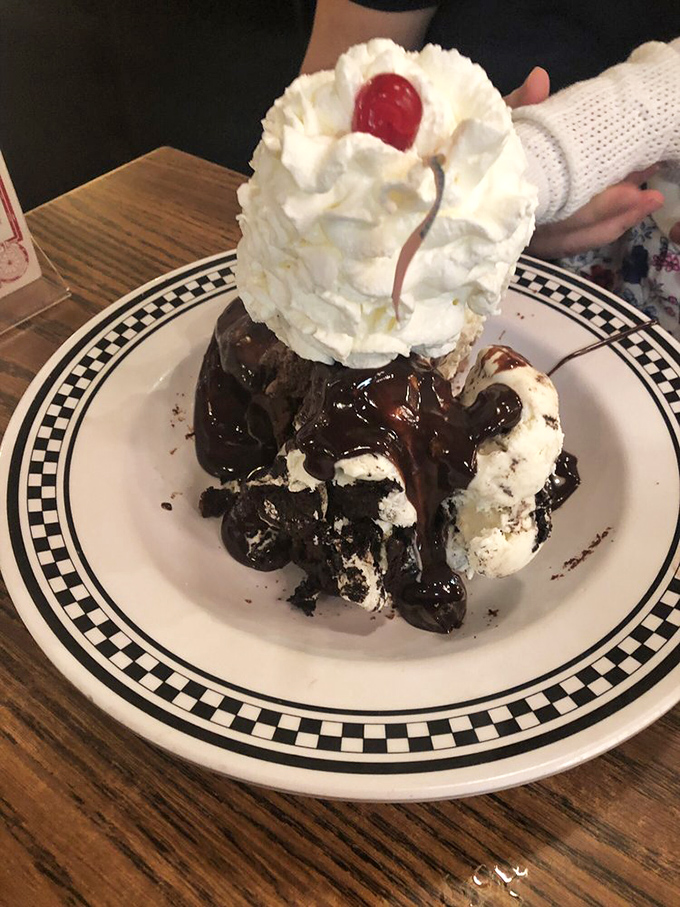 Chocolate avalanche alert! This sundae doesn't just satisfy a sweet tooth&mdash;it throws a party for every taste bud in your mouth.