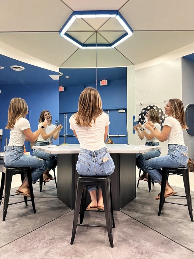 The Clone Table multiplies your presence, creating the ultimate "meeting with yourself" where everyone finally agrees with your brilliant ideas.