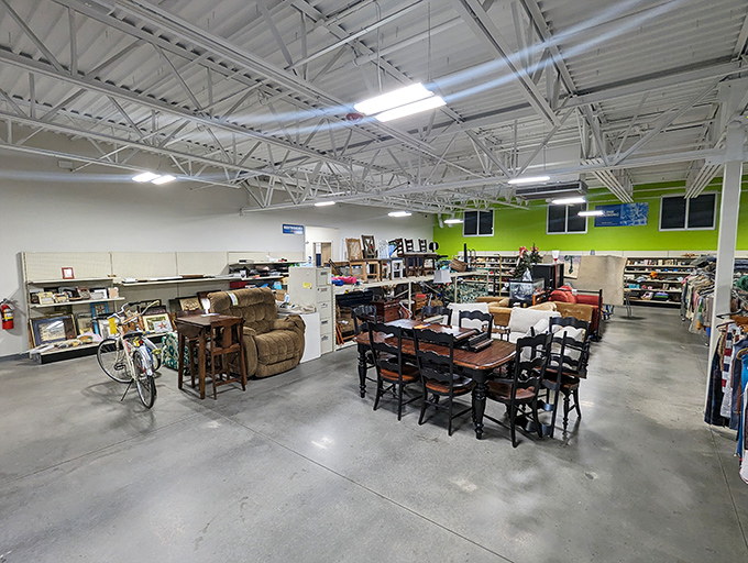 Furniture heaven awaits the patient hunter. That dining set could be hosting your next dinner party, while that recliner might become your new reading nook.