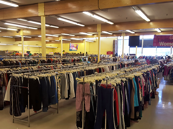 Rack after glorious rack of potential wardrobe upgrades, where yesterday's fashion finds tomorrow's enthusiast.