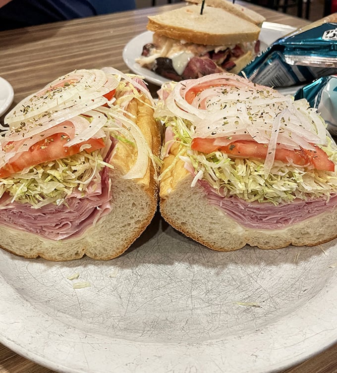 Not just a sandwich but an architectural marvel&mdash;layers of meat, cheese, and veggies creating the hoagie equivalent of the Sistine Chapel.