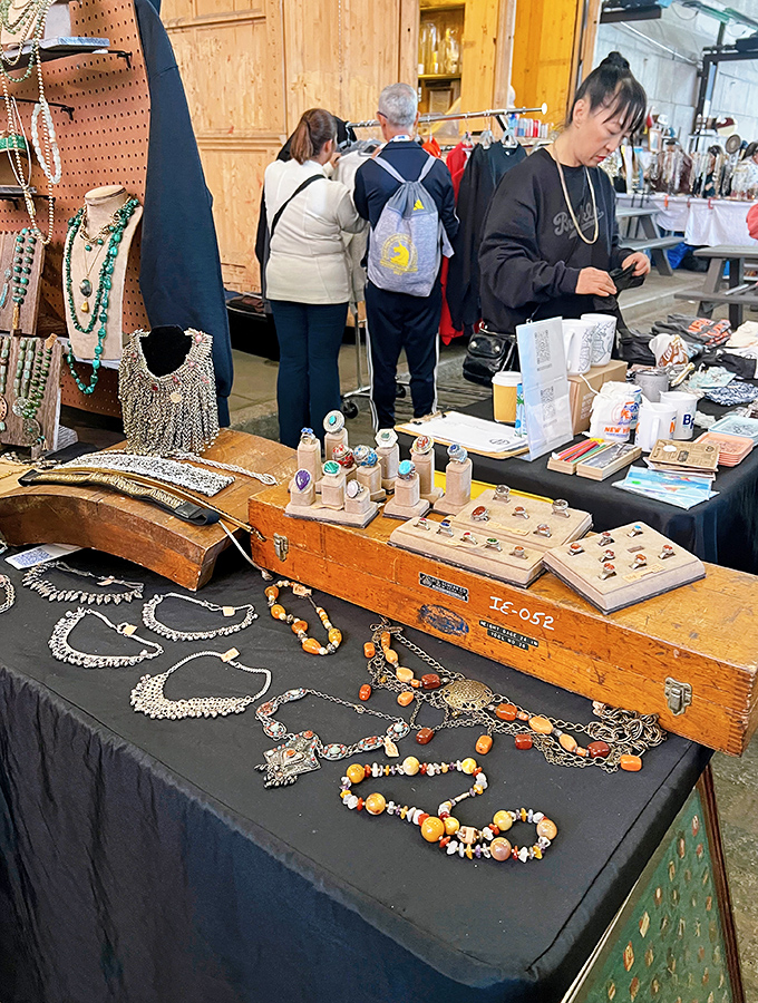 Handcrafted jewelry awaits its perfect match. That amber necklace might have your name on it, unless someone with equally good taste beats you to it.
