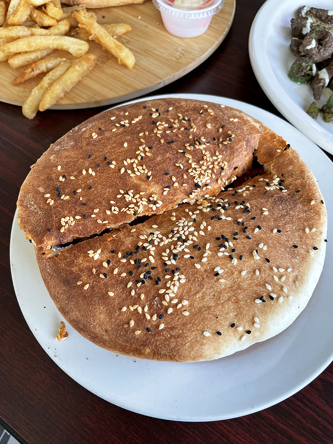 Behold the legendary hawawshi - Egypt's answer to the perfect comfort food, crispy outside and savory within. 