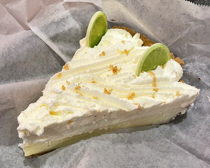 This key lime pie doesn't just end a meal&mdash;it's the reason you saved room, with a perfect balance of tart and sweet topped with fresh lime.