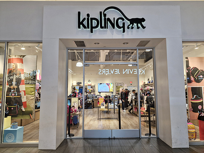 Kipling's playful monkey mascot isn't the only reason to smile; their durable, colorful bags at outlet prices will keep you grinning for years.