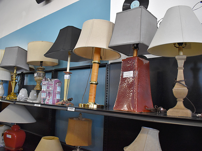 Lamp shopping at WHAM is illuminating in more ways than one. That bamboo beauty might be exactly what your reading nook has been missing.