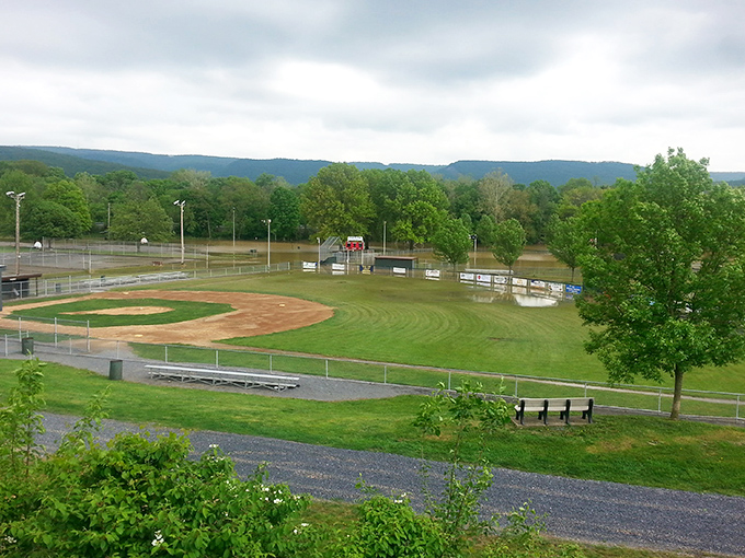 Baseball diamonds are forever in Lewistown, where community sports don't require a second mortgage just to put your kid on the field.