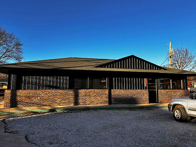 This unassuming brick building holds more stories than your uncle after three beers at Thanksgiving. Modern meets historic in Nauvoo's eclectic architectural landscape.
