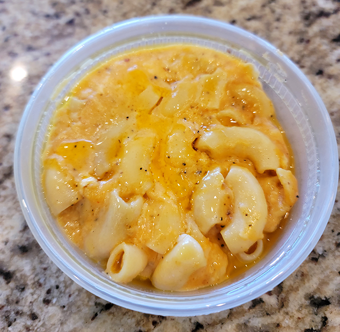 Mac and cheese that doesn't know it's a side dish. This creamy, golden masterpiece has main character energy all day long.