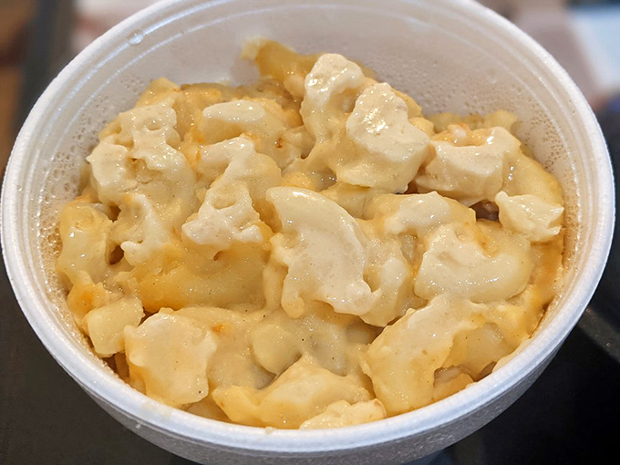 Mac and cheese that doesn't know it's a side dish. This creamy, dreamy concoction has main character energy and isn't afraid to steal the show.