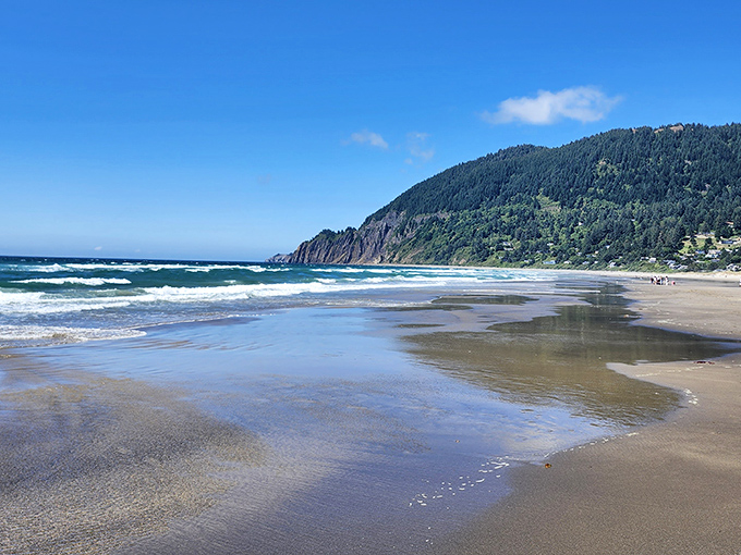 The beach that time forgot. Manzanita's shoreline stretches for seven glorious miles, offering reflective tide pools and mountain views that'll make your Instagram followers weep.