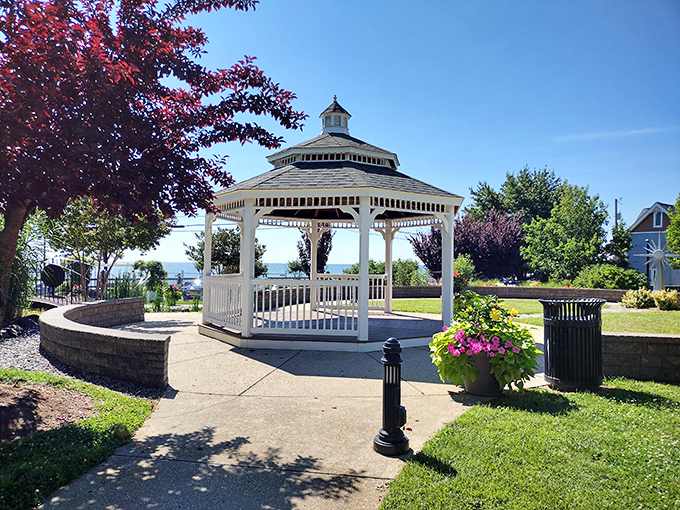 This gazebo isn't just Instagram-worthy&mdash;it's life-worthy. Mark R. Frazer Sunrise Garden offers million-dollar views on a social security budget.
