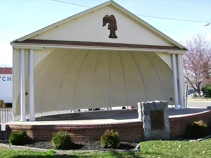The bandshell at Martin Luther King, Jr. Memorial Park hosts summer concerts where lawn chairs and picnic baskets are the only admission required.