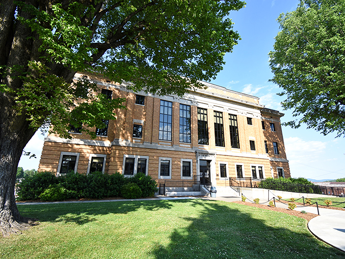 The stately McDowell County Courthouse stands as Marion's architectural crown jewel, its classic design a reminder of when public buildings were built to inspire.
