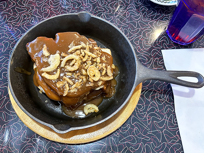 Not all heroes wear capes; some come smothered in gravy. This meatloaf looks like it could heal whatever ails you.