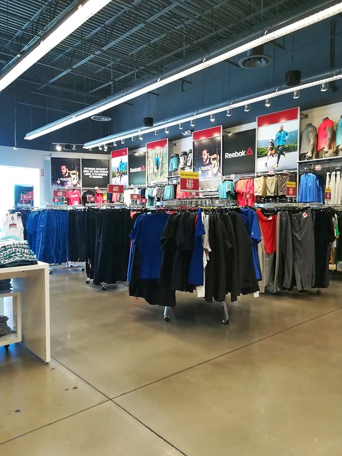 The Reebok outlet offers athletic wear for every fitness level, from "marathon runner" to "marathon Netflix watcher." Either way, you'll look the part.