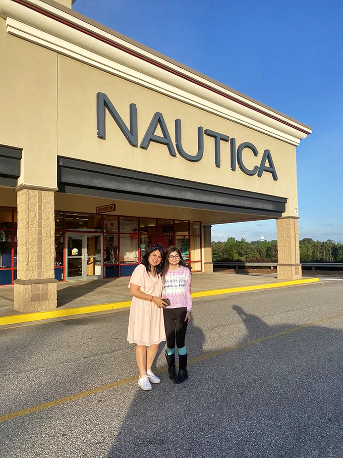 Nautical style without yacht-sized prices. The Nautica store stands ready to outfit your next adventure, whether it's ocean-bound or just brunch-bound.