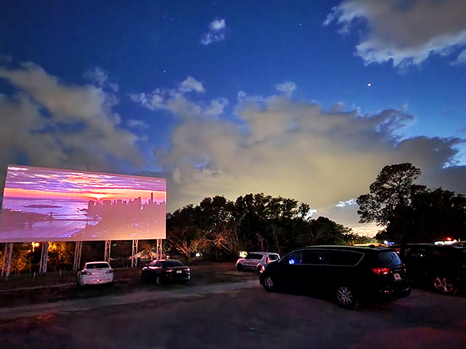 Magic hour at Silver Moon&mdash;when the screen comes alive against the twilight sky and stars compete with Hollywood's glow.