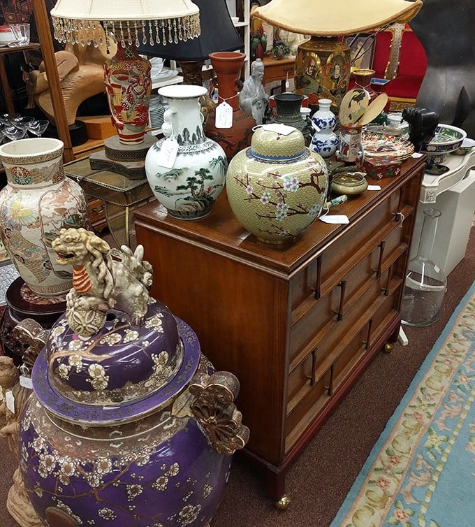 Oriental treasures that would make Indiana Jones jealous, minus the rolling boulders and angry natives.