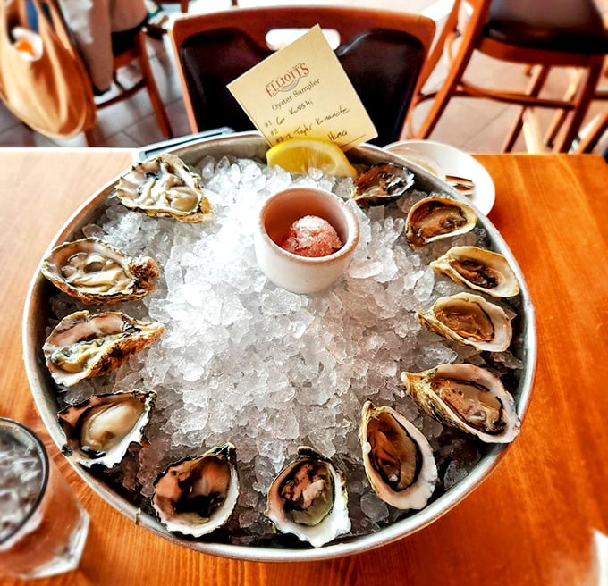 A dozen glistening oysters on ice &ndash; nature's perfect appetizer and Seattle's version of edible jewelry.