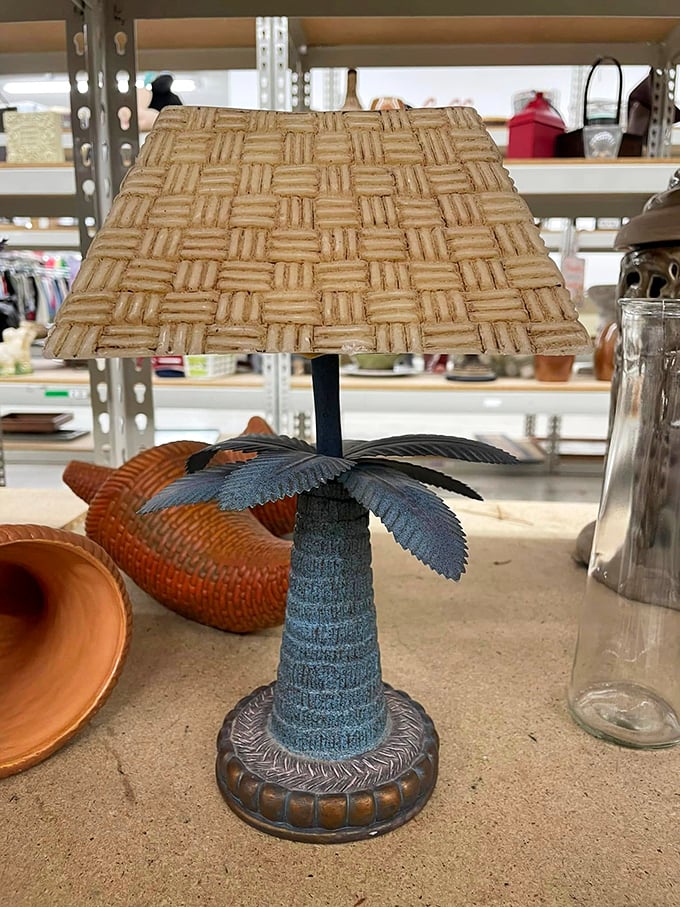 This palm tree lamp isn't just illumination&mdash;it's vacation vibes for your living room at a fraction of airfare costs.