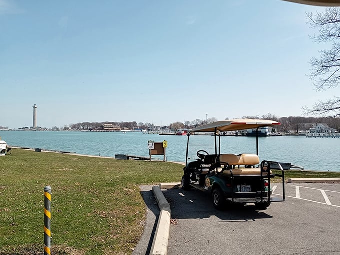 Island transportation at its finest! Golf carts&mdash;the unofficial mascot of Put-in-Bay&mdash;offer the perfect way to explore before settling at Oak Point.
