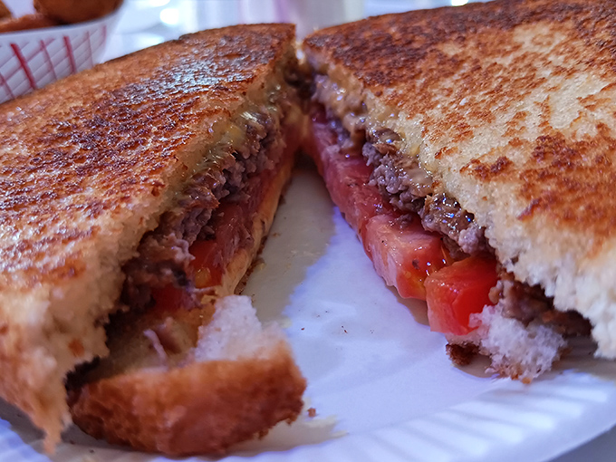 The holy grail of comfort food: a perfectly grilled patty melt that makes you question why anyone would eat anything else, ever.