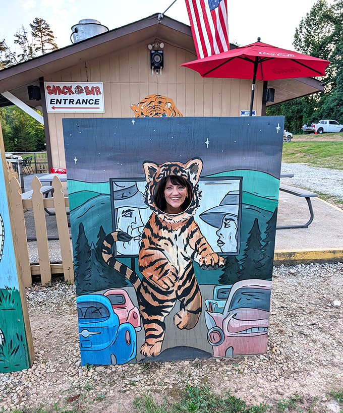 Strike a pose and become the star of your own wild kingdom photo adventure.
