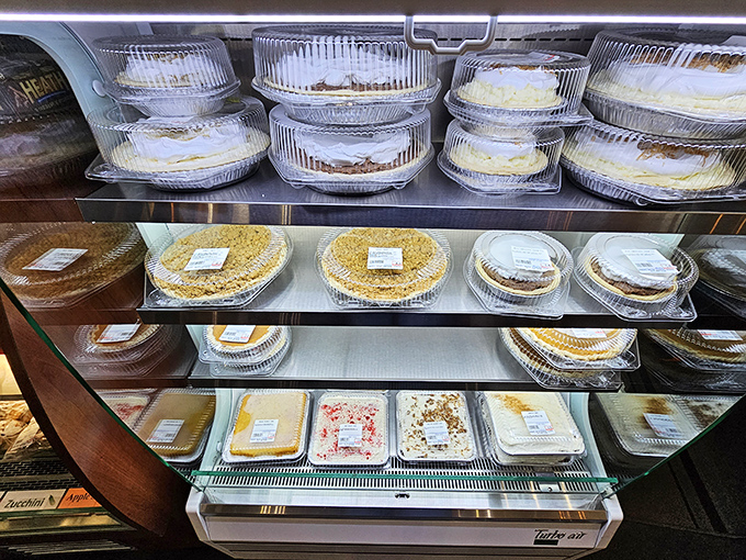 A dessert case that turns grown adults into wide-eyed children &ndash; these pies don't just speak to you, they sing a full Broadway number.