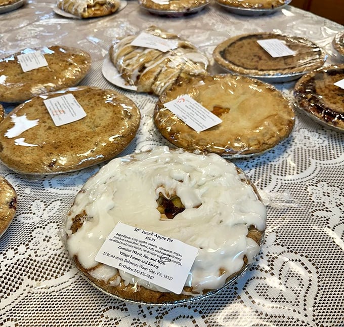 Pie paradise found! These golden-crusted beauties aren't just desserts&mdash;they're edible works of art that make calorie-counting seem like a crime against humanity.