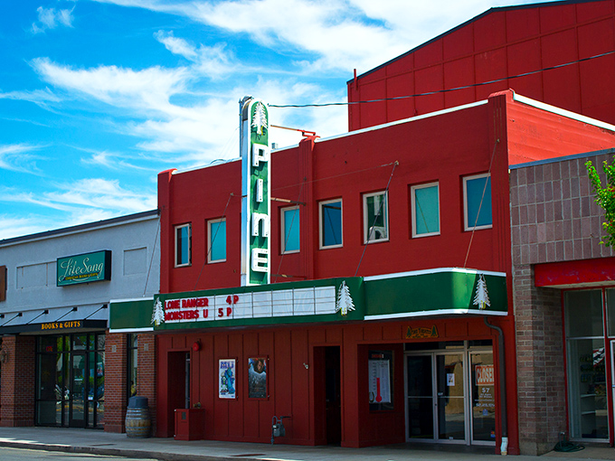 The Pine Theater stands as Prineville's cultural cornerstone, where movie tickets cost less than popcorn in the big city.