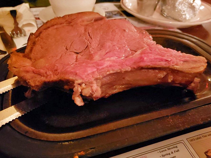 Behold the crown jewel of Wisconsin supper clubs &ndash; prime rib so perfectly pink it makes vegetarians momentarily question their life choices.