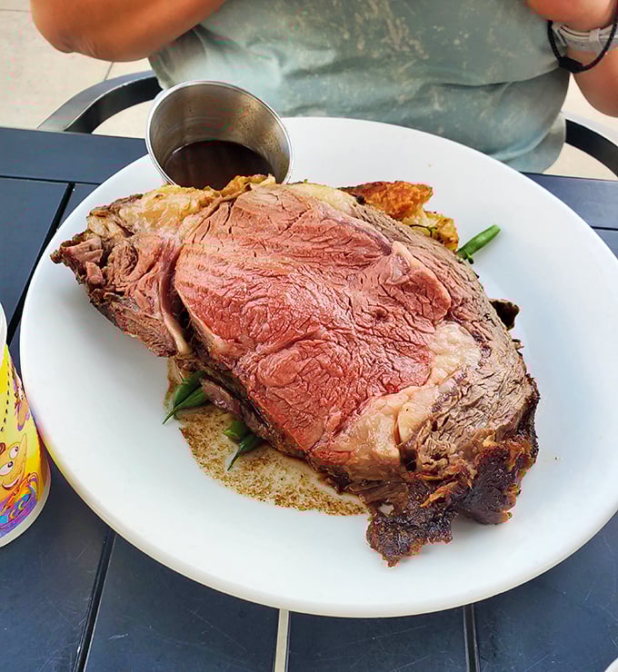 This prime rib isn't just a cut of meat&mdash;it's a monument to patience, a testament to proper seasoning, and reason enough for the drive.