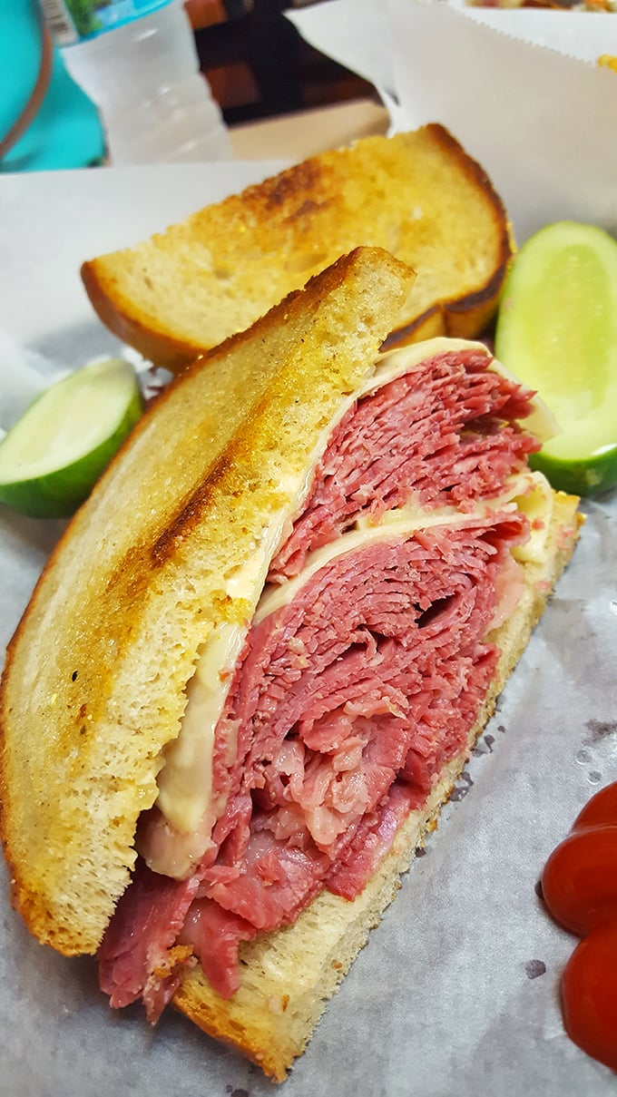 Behold the Reuben that makes other delis weep with envy and question their life choices entirely.