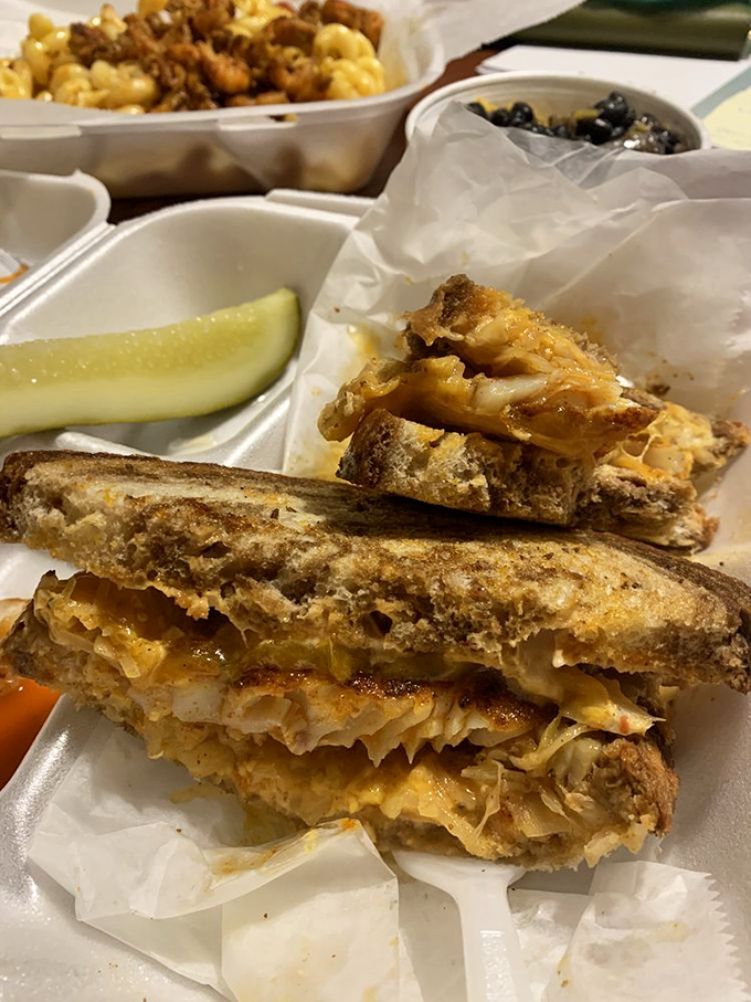 This isn't just a sandwich&mdash;it's a masterclass in melty, savory perfection. The cheese oozes just right, making you wonder why all sandwiches can't be this good.