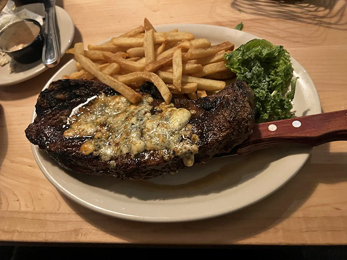That ribeye arrives with the confidence of a heavyweight champion entering the ring - and rightfully so.