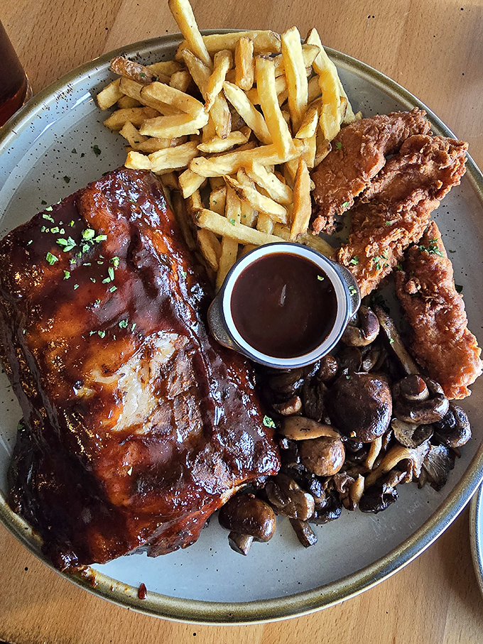 Behold, the star attraction! These ribs don't just fall off the bone&mdash;they practically leap onto your fork in a glorious act of barbecue surrender.