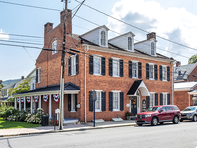 The Russell House stands as Bedford's brick-and-mortar time machine, where history and hospitality have been sharing the same address for centuries.
