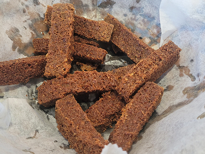 Scrapple fries &ndash; Delaware's answer to the question nobody asked but everyone secretly wanted: "Can breakfast meat be transformed into finger food?"