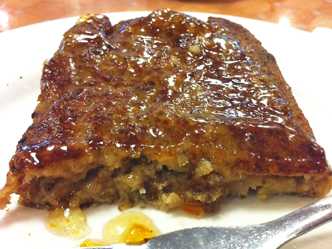 Behold the holy grail of Pennsylvania breakfast: perfectly crisped scrapple with that magical contrast between crunchy exterior and tender center.