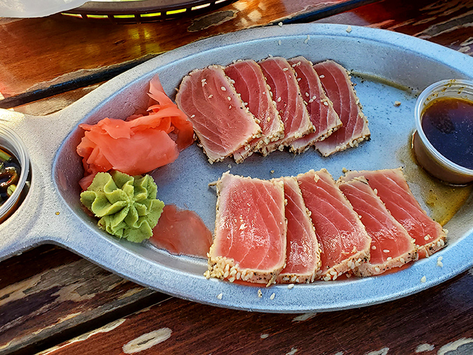 Seared ahi tuna that's ruby-red in the center, sesame-crusted on the outside&mdash;proof that perfection doesn't need complicated cooking methods.