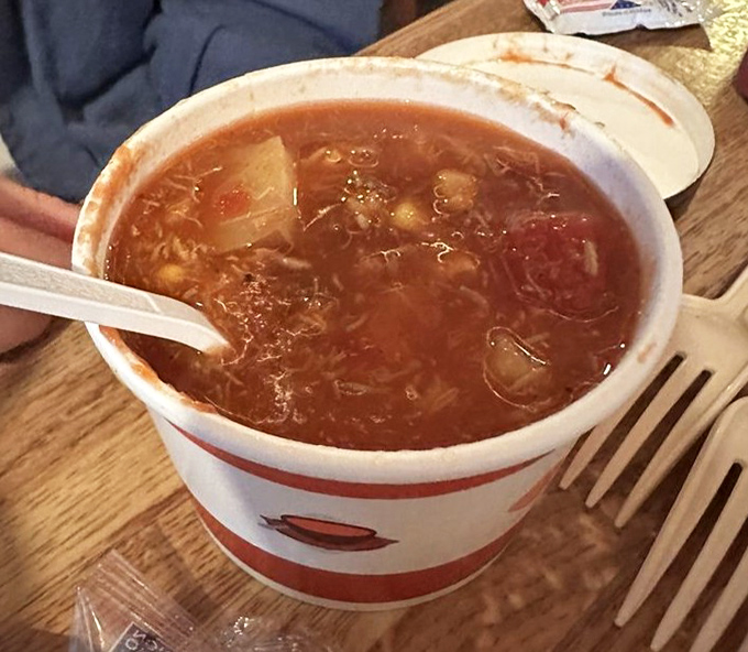 The legendary She Crab Soup arrives steaming hot, chunks of sweet crab meat swimming in a broth that's worth the drive alone.