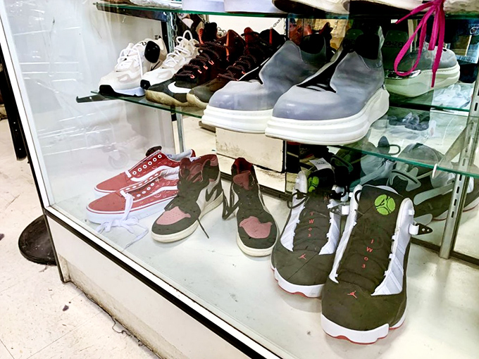 Sneakerheads, take note&mdash;these glass cases hold footwear gems that might just be your next conversation-starting vintage score.
