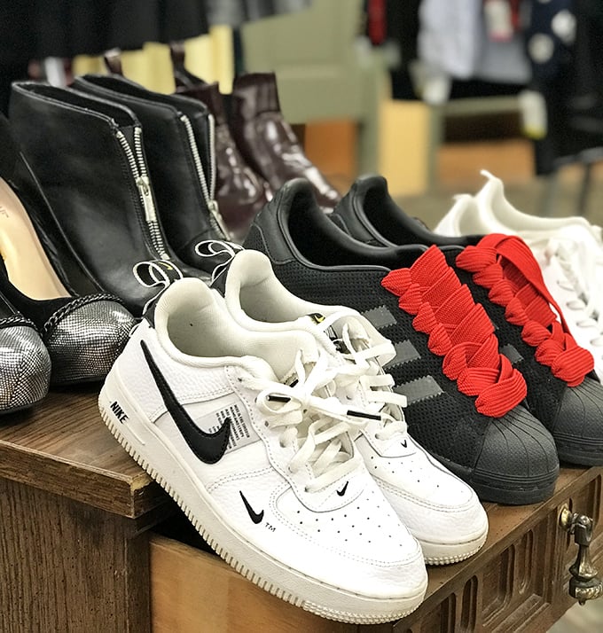 Every pair has walked a different path, now ready to walk yours&mdash;hopefully without squeaking.