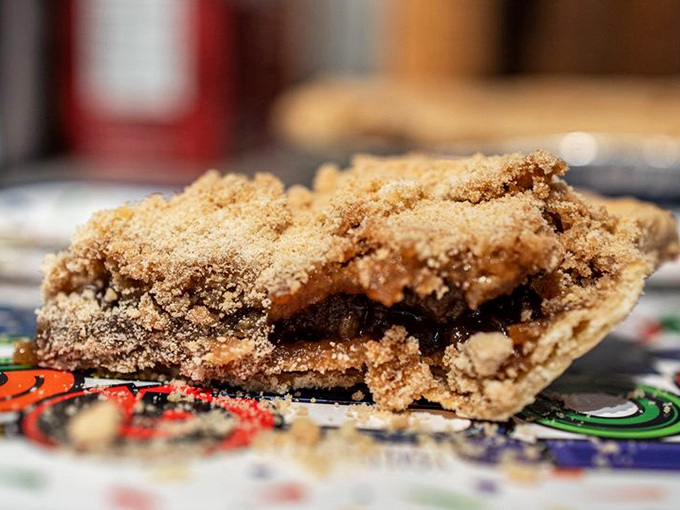 This shoofly pie's crumbly top and molasses-rich filling tells a sweet story of Pennsylvania Dutch tradition. One bite and you'll understand why it's survived generations.