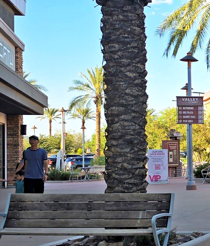 Strategic seating areas throughout the mall offer respite for weary shoppers. Your feet will thank you between store-to-store marathons.
