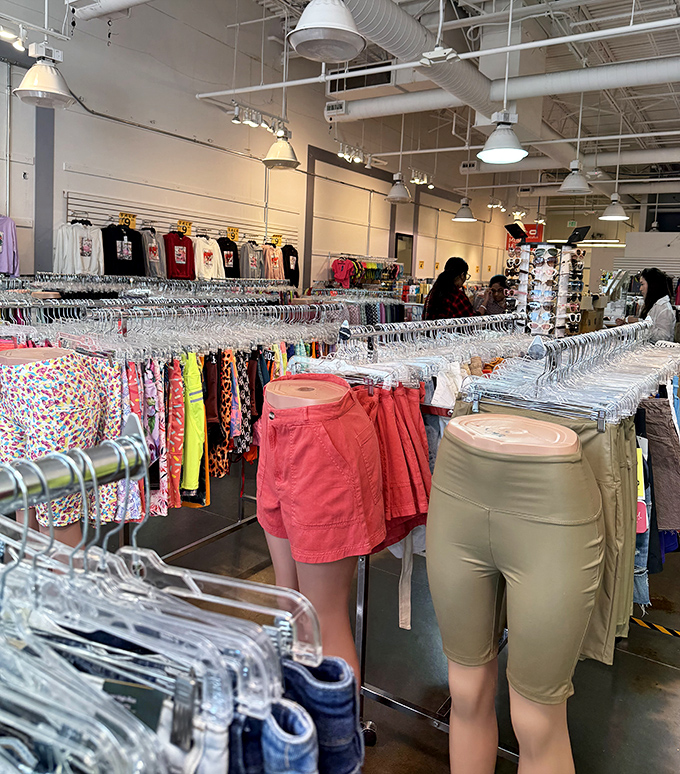 A rainbow of shorts and summer essentials. The hardest decision isn't whether to buy, but which colors will make it home with you.